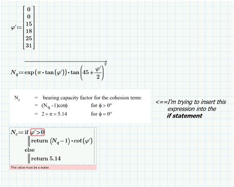 solved using if statements with matrices ptc community