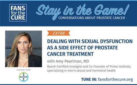 Dealing With Sexual Dysfunction As A Side Effect Of Prostate Cancer