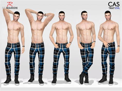 The Sims Resource Pose For Men Cas Pose Set 4