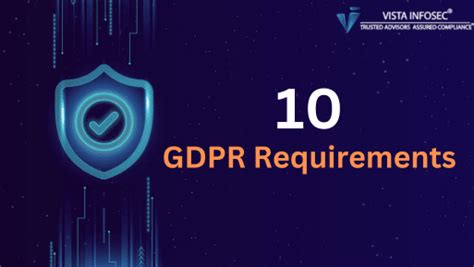 10 Key Gdpr Requirements