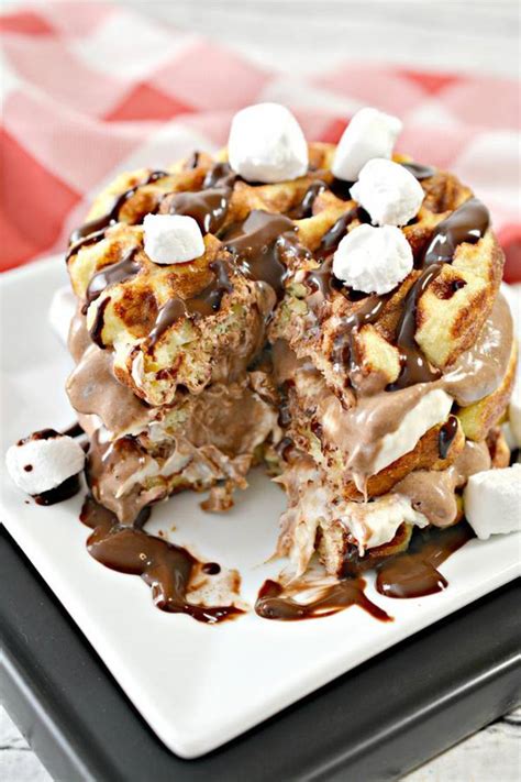 Best Keto Chaffles Low Carb Smores Chaffle Idea Homemade Quick