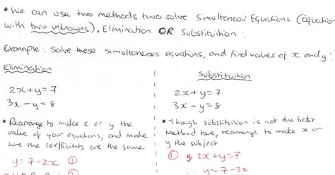 a level mathematics c1 algebra and functions solving simultaneous