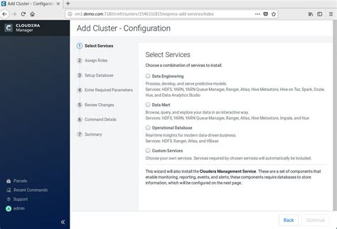 บันทึกการ install cloudera manager hadoop cluster v 7 step by step