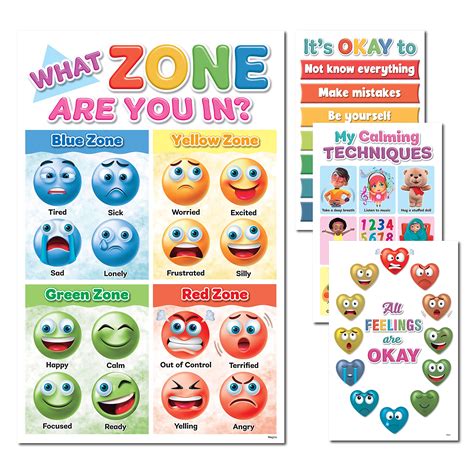 Buy Deedees Workshop 4 Feelings S Zones Of Regulation Preschool