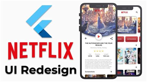 flutter netflix ui redesign speed code