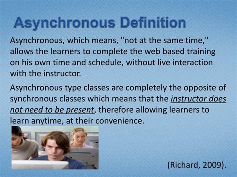 Ppt Comparing Synchronous And Asynchronous Learning Powerpoint