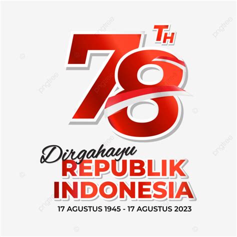 Official Logo Of The 78th Anniversary Of The Independence Of The
