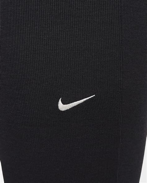 Nike Sportswear Chill Knit Womens Tight Mini Rib Flared Leggings Nike Uk