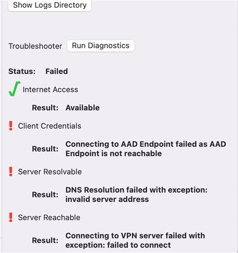 azure vpn p2s openvpn with azure ad unable to resolve hostnames while