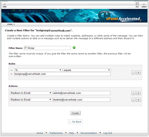 how to create an email group in cpanel knowledgebase serverfreak