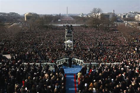 How Did Trumps Inauguration Crowd Compare Photos Wtop News