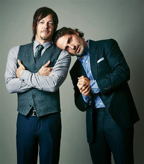 Andrew Lincoln Y Norman Reedus Atlanta Magazine Photoshoot 2013