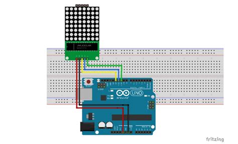 8x8 dot matrix max7219 arduino project hub