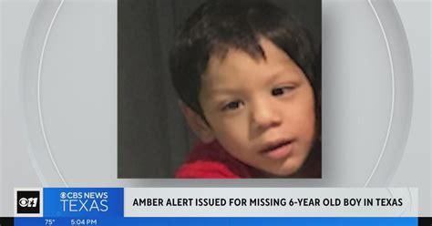 Amber Alert Issued For Missing 6 Year Old From Everman Texas Cbs Texas