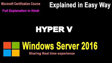 Hyper V Full Course In One Video What Is Hyper V Scvmm Hyper V