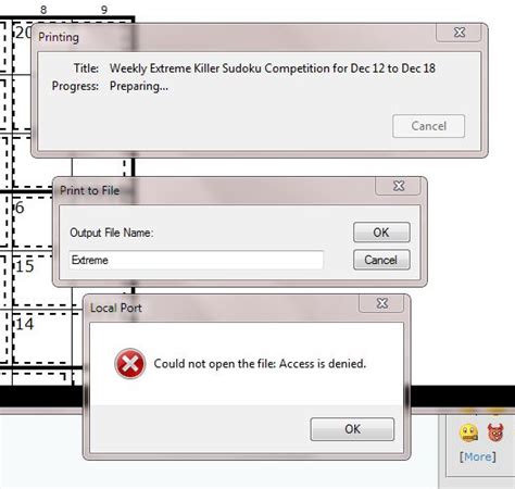 print to file access denied windows 7 forums