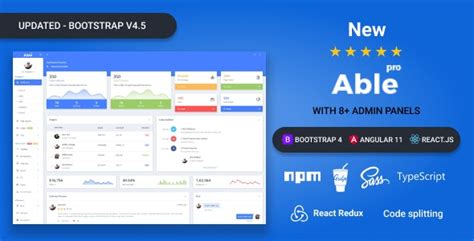 [nulled] able pro 8 0 bootstrap 4 angular 11 and react redux admin