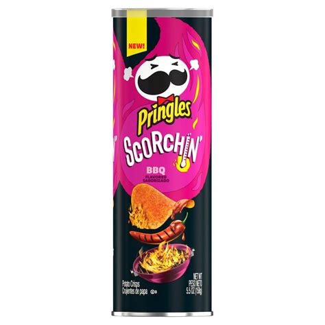 Pringles Scorchin Bbq Flavored Potato Crisps 5 5 Oz