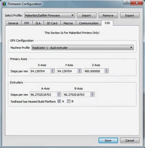 simplify3d at a loss tying to get from gcode to x3g