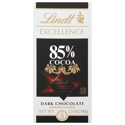 Lindt Excellence 85 Cocoa Dark Chocolate Candy Bar 3 5 Oz