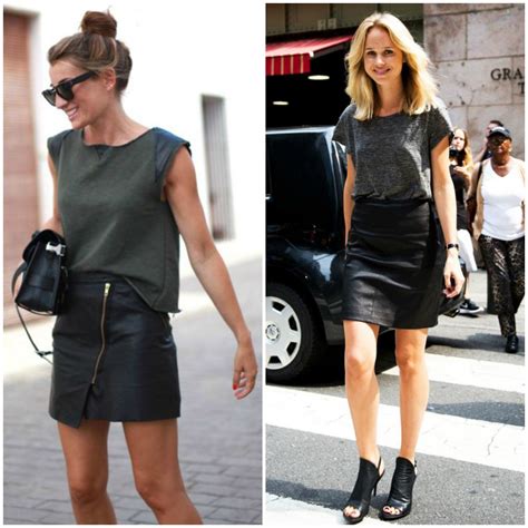 How To Wear Leather Skirt Outfits Style Wile
