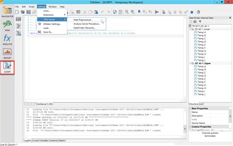how to set up a preprocessing routine for datafinder server national