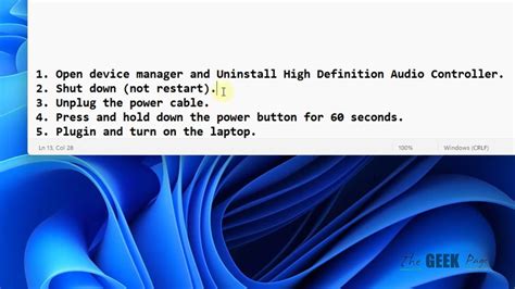 this device cannot start code 10 high definition audio device