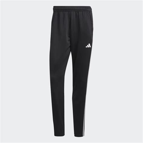 Clothing Train Essentials 3 Stripes Training Pants Black Adidas Qatar