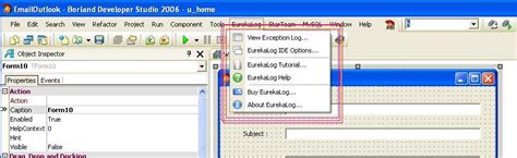 delphi ide custom menu items how to add them stack overflow