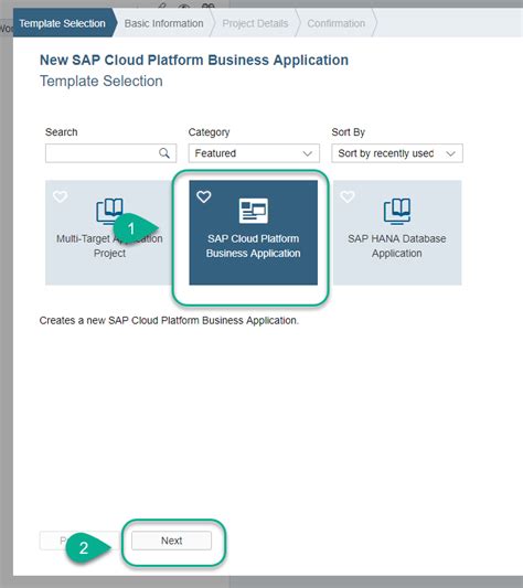 sap hana native create a sap cloud application