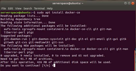 how to install docker on ubuntu 18 04 lts serverspace