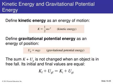 Ppt Kinetic Energy And Gravitational Potential Energy Powerpoint