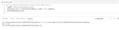 python list comprehension lambda python guides