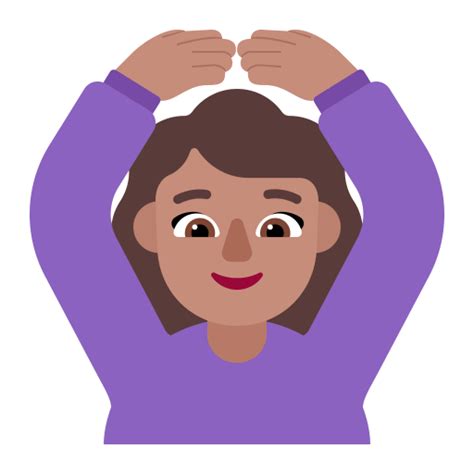 Woman Gesturing Ok Flat Medium Icon Fluentui Emoji Flat Iconpack