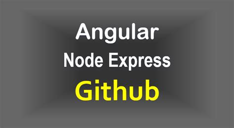 angular node express github code