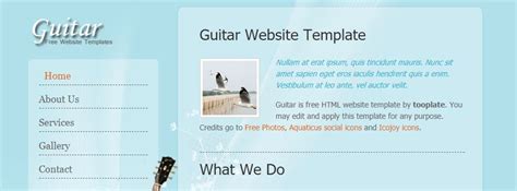 online music gallery using html and css source code and projects