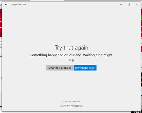 Microsoft Store Error Doesnt Work R Windows10