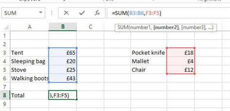 how to sum in excel how to subtract in excel