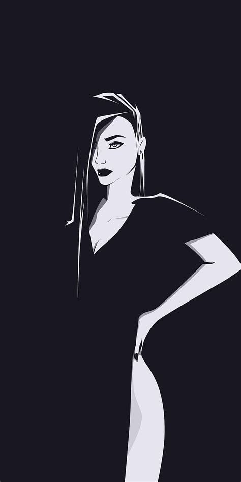 Single Continuous Line Drawing Beautiful Aesthetic Portrait Woman