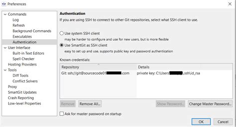 bitbucket setting up ssh client in smart git stack overflow
