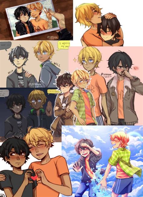 Solangelo Fanart Collage Solangelo Fanart Percy Jackson Funny Percy