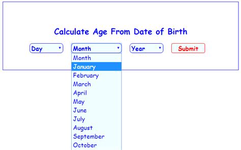 calculate age from date of birth using php free source code projects