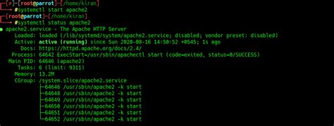 how to setup lamp stack on parrot os cybersec nerds