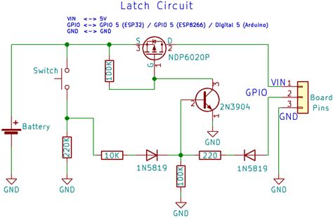 auto power off circuit for esp32 esp8266 and arduino