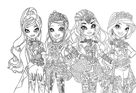 Coloriage Ever After High Coloriages à Imprimer Wonder Day