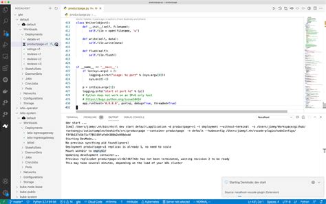 how to debug microservices in kubernetes with proxy sidecar or service