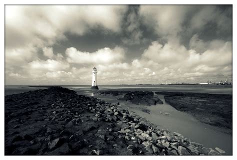 Wallpaper Sea Bay Shore Sky Clouds Beach England Tower Coast