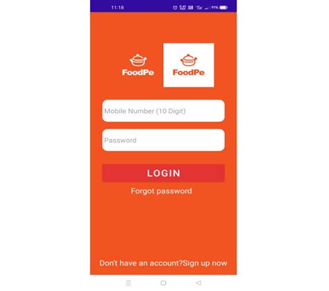 food delivery app with kotlin