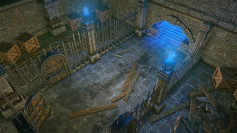 3d model ig dungeon vol 2 vr ar low poly cgtrader