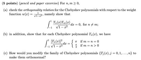 Solved 5 Points Pencil And Paper Excercise For N M 0